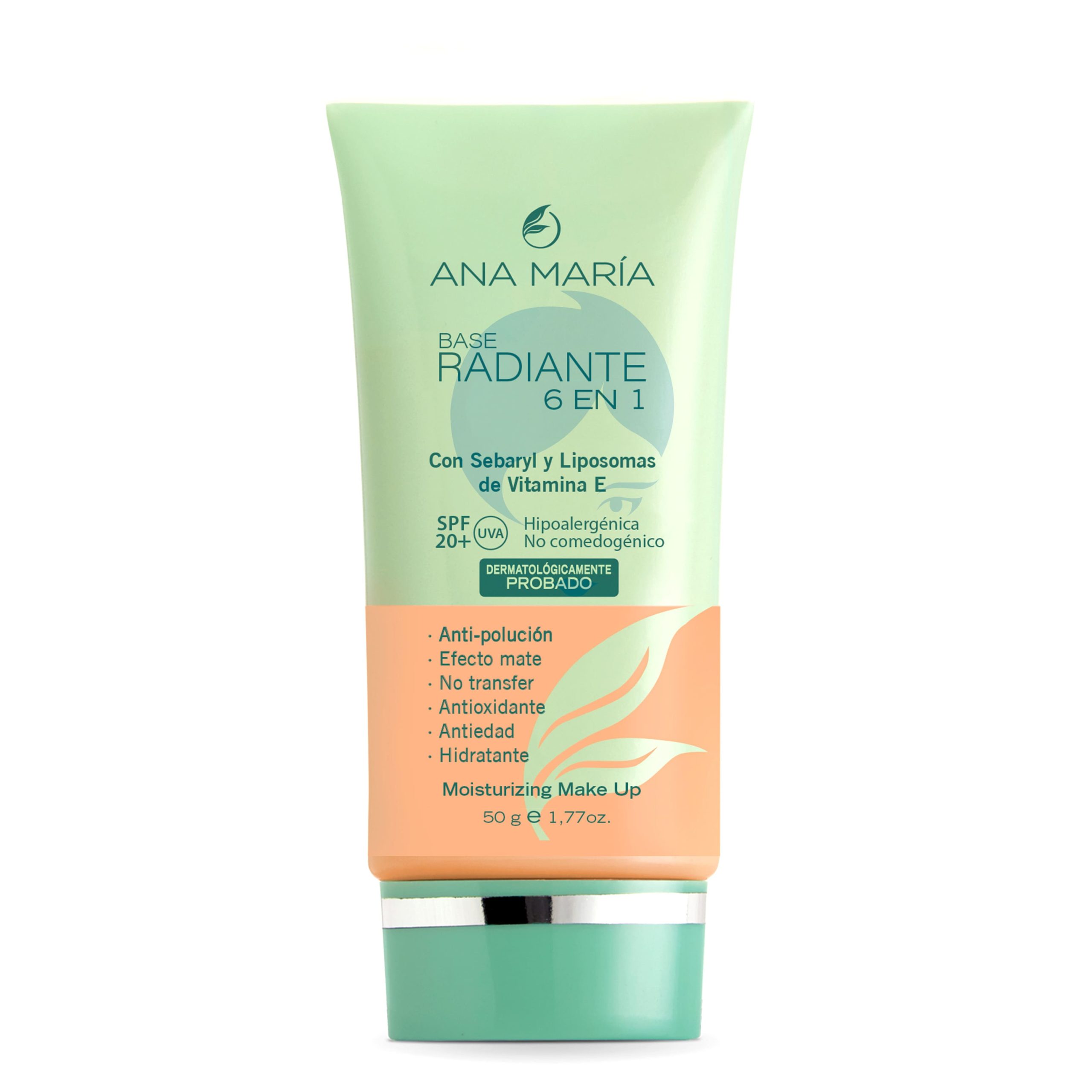 ANA MARIA BASE RADIANTE 6 EN 1 MEDIO OSCURO X 50GR - Almacen de Belleza Sandra