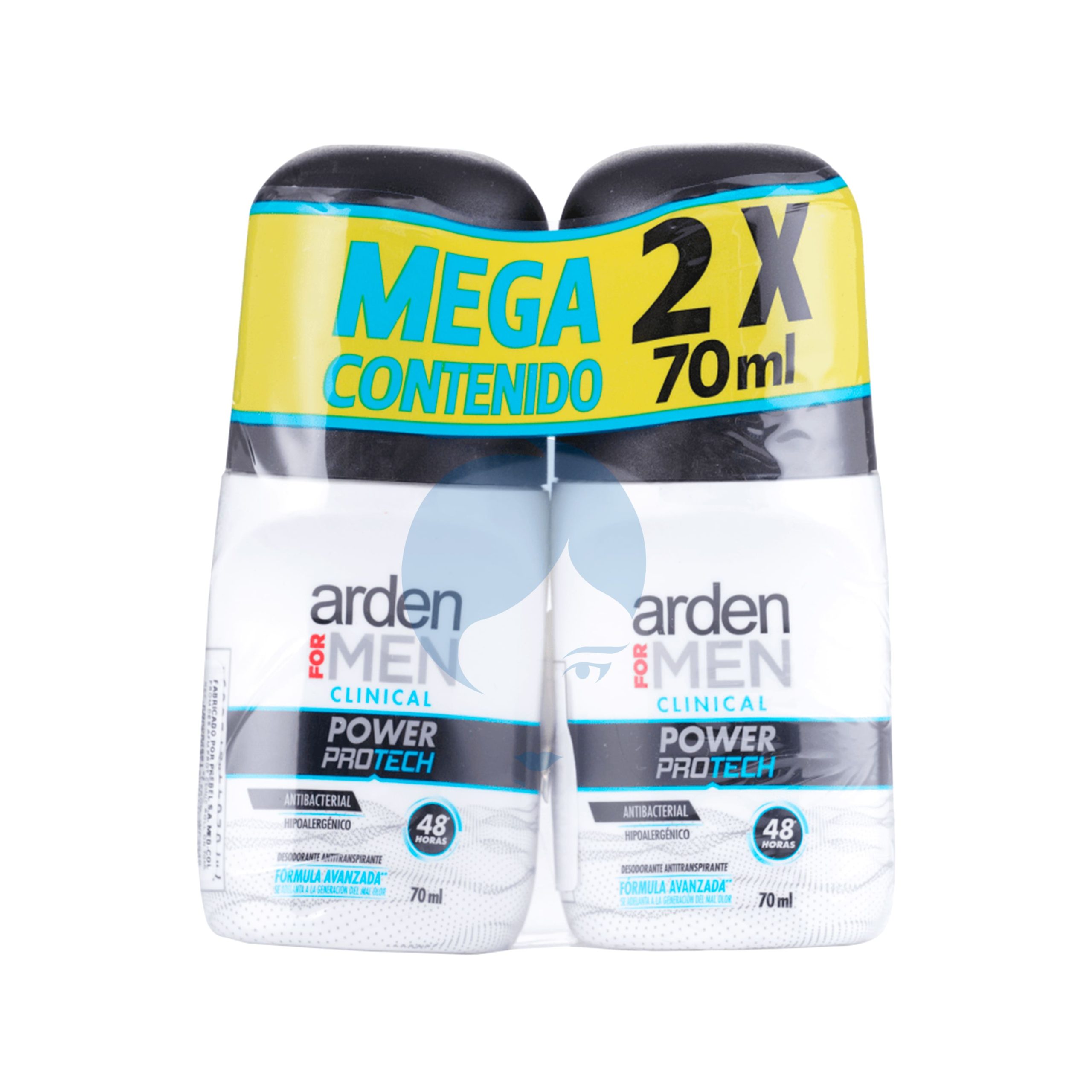 ARDEN FOR MEN DESODORANTE ROLL ON CLINICAL POWER PROTECHE X 48 ...